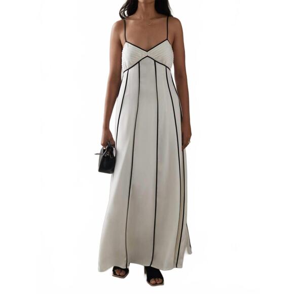 SANCIA | Dresses | New Sancia Odele Maxi Dress In Porcelain | Poshmark